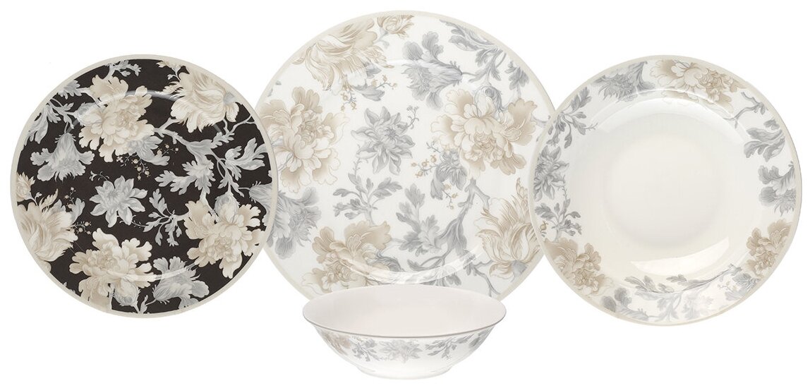 Столовый набор 24 предмета Жардан Беж