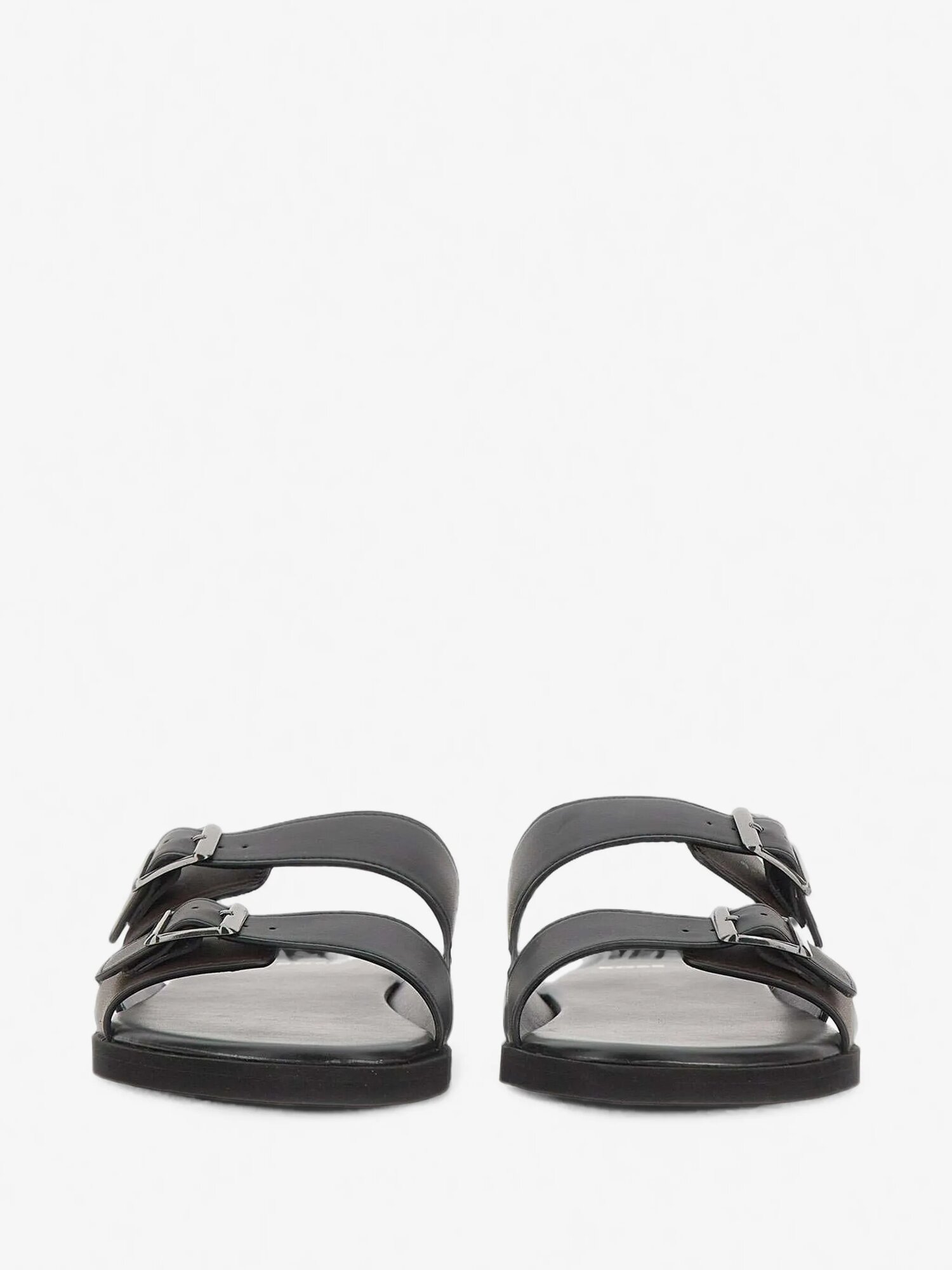 Босоножки BOSS Buckle-fastening strap sandals, размер 40, черный — фото 1