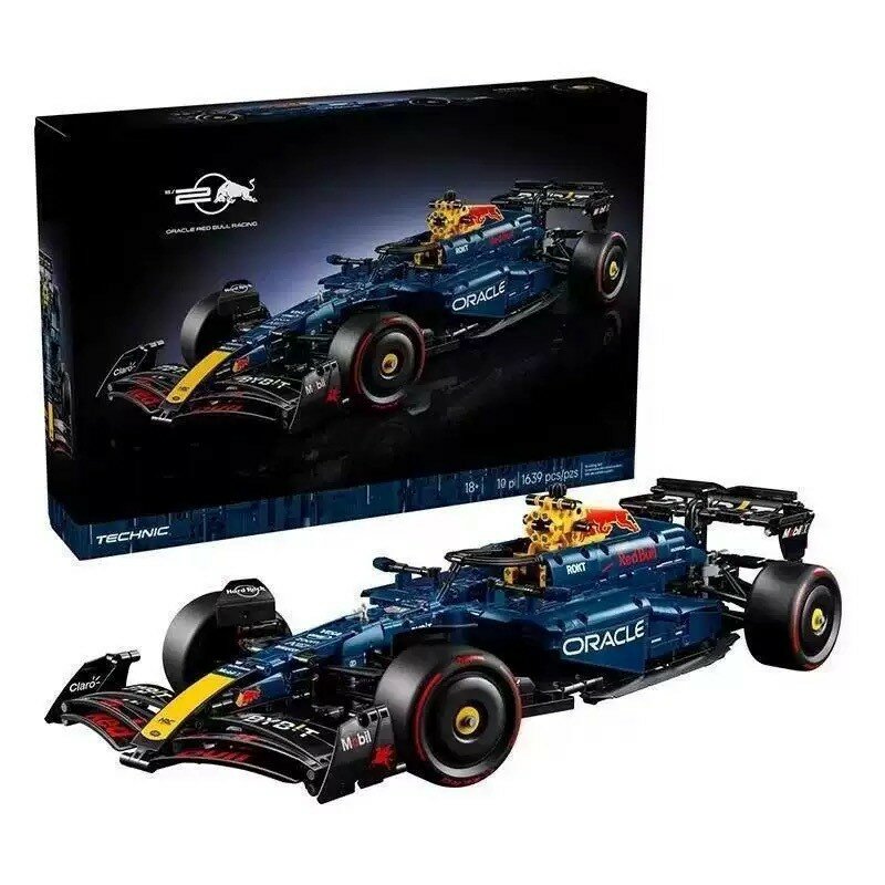 Конструктор aston martin ferrari oracle red bull racing mclaren совместимый с обычными кирпичами для творчества и коллекционеров синее