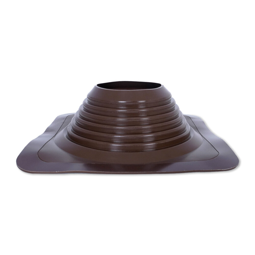 Манжета кровельная везувий (проходка/проходной элемент) прямая № 8 диаметр трубы 180-330 коричневая
