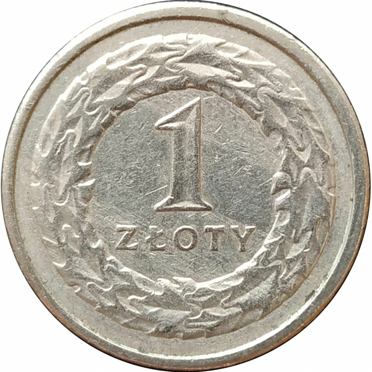 1 злотый 1991 Польша из оборота