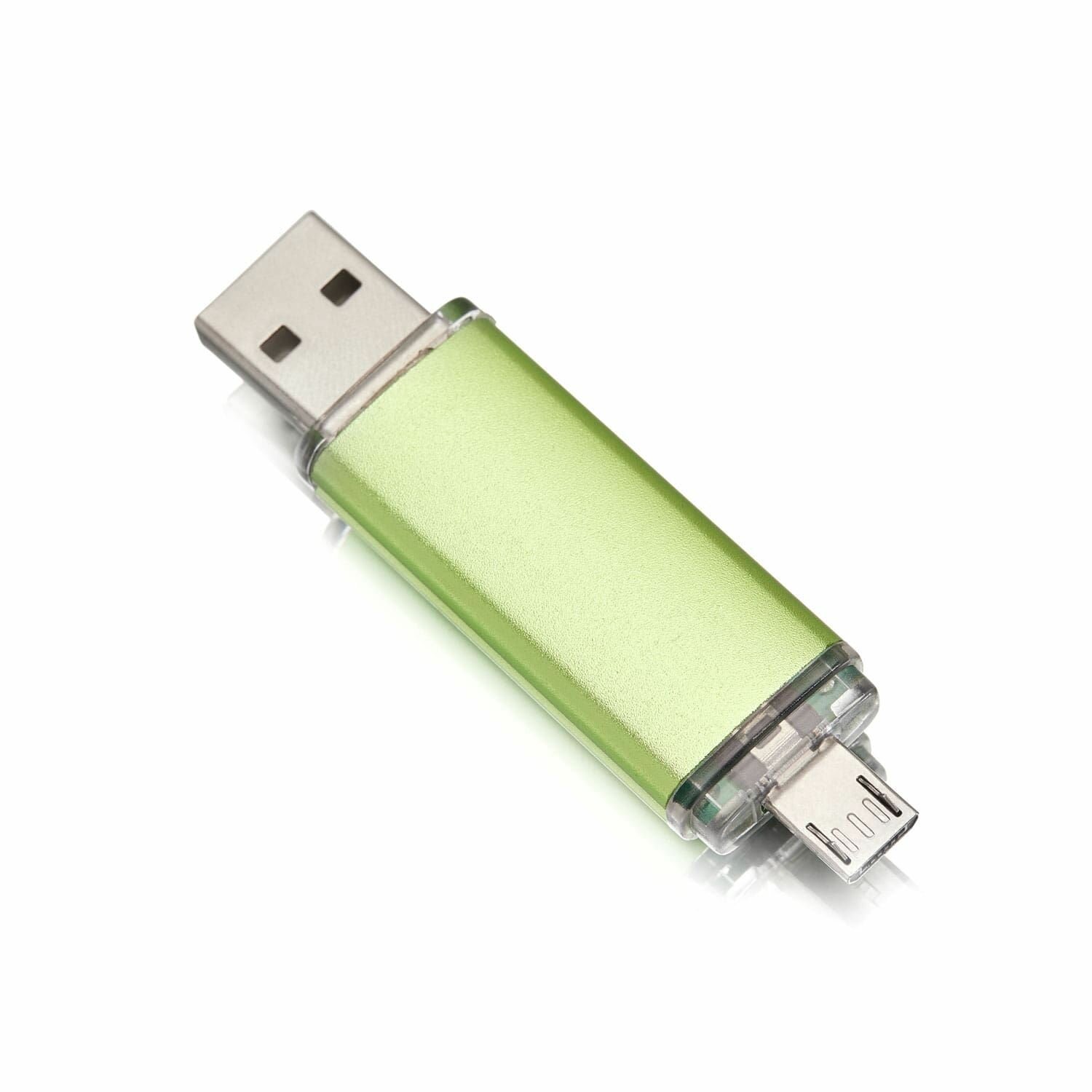 OTG Флешка Simple, 16 ГБ, зеленая, арт. F05