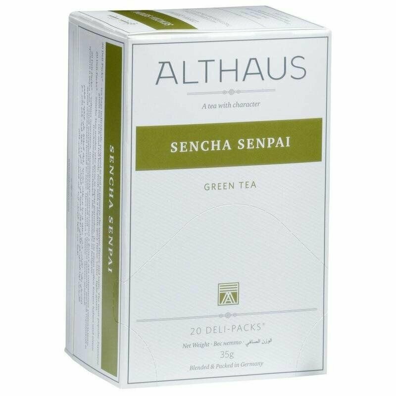 Althaus Чай в пакетиках Deli Packs Sencha Senpai, 20 пакетиков