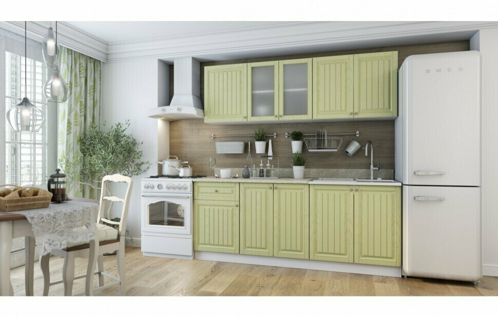 Кухонный гарнитур Хозяюшка 2,0 Фисташка
