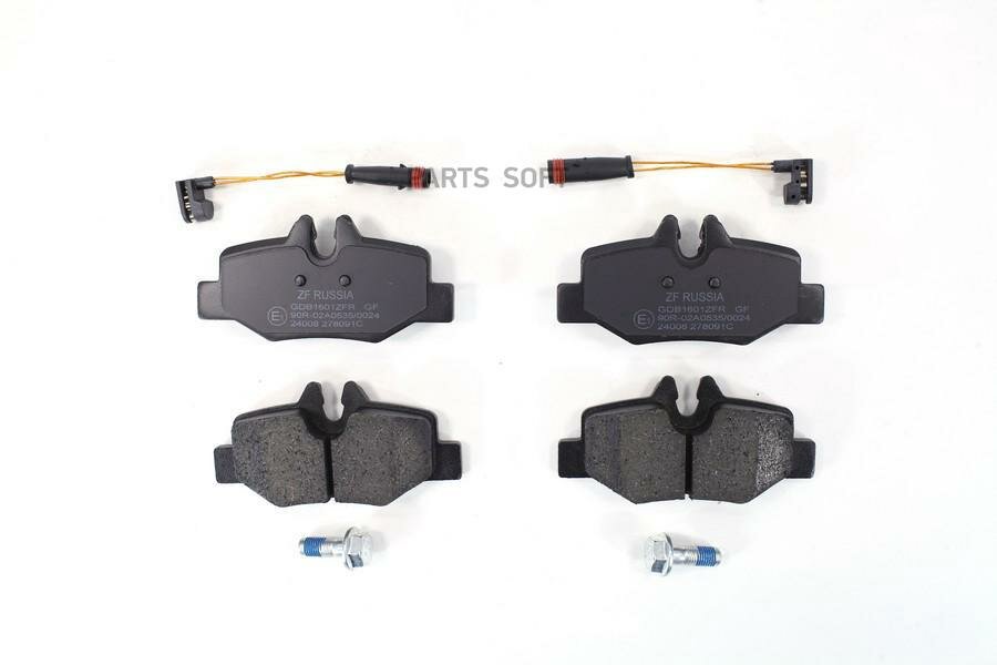 ZF RUSSIA GDB1601ZFR Колодки тормозные дисковые ()