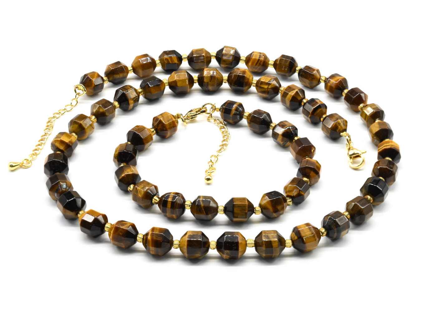 Бусы, тигровый глаз