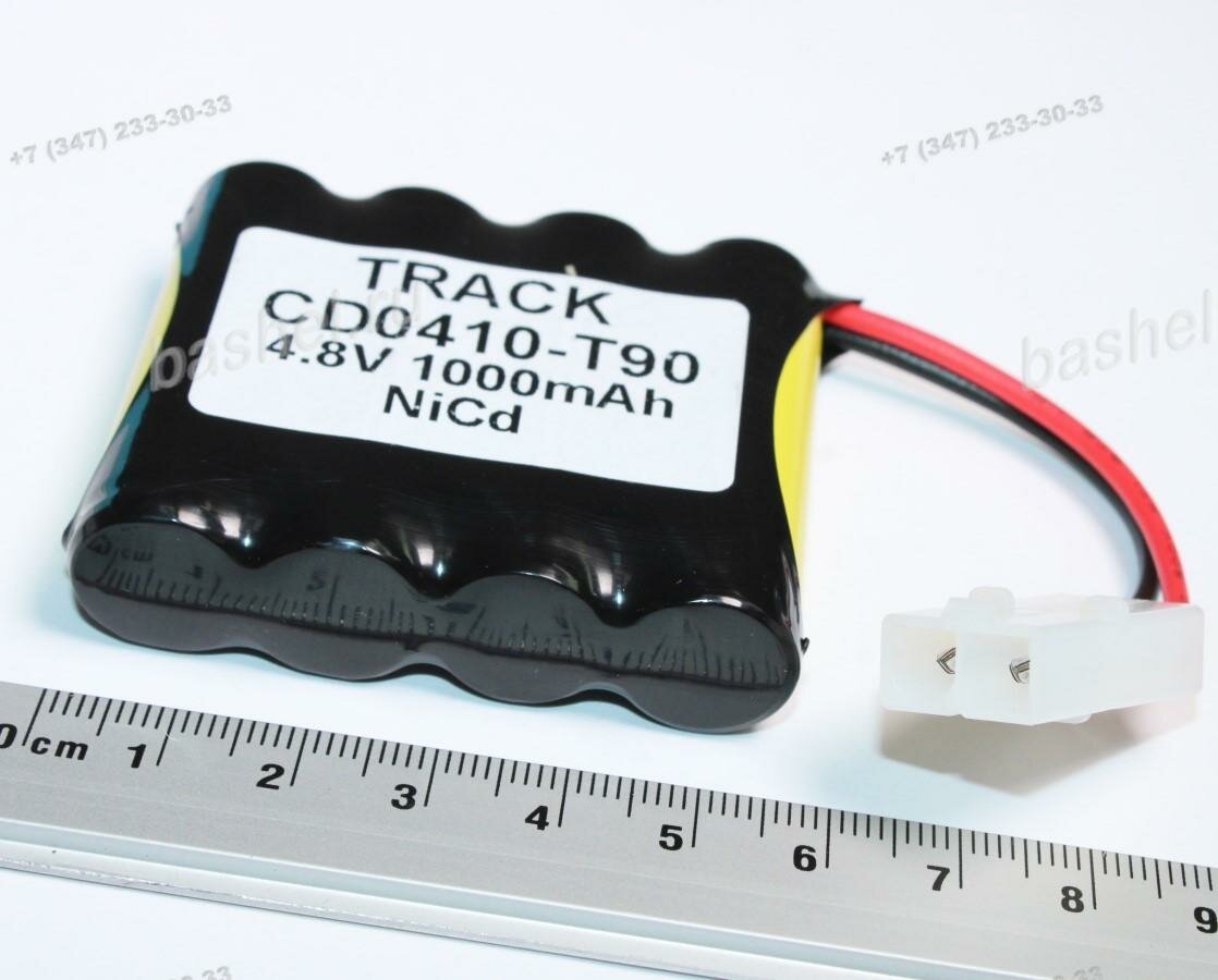 Аккумулятор TRACK CD0410-T90 (разъем Tamiya big, 4*AA) 4,8 V, 1000 mAh, NICD (для детских игрушек)