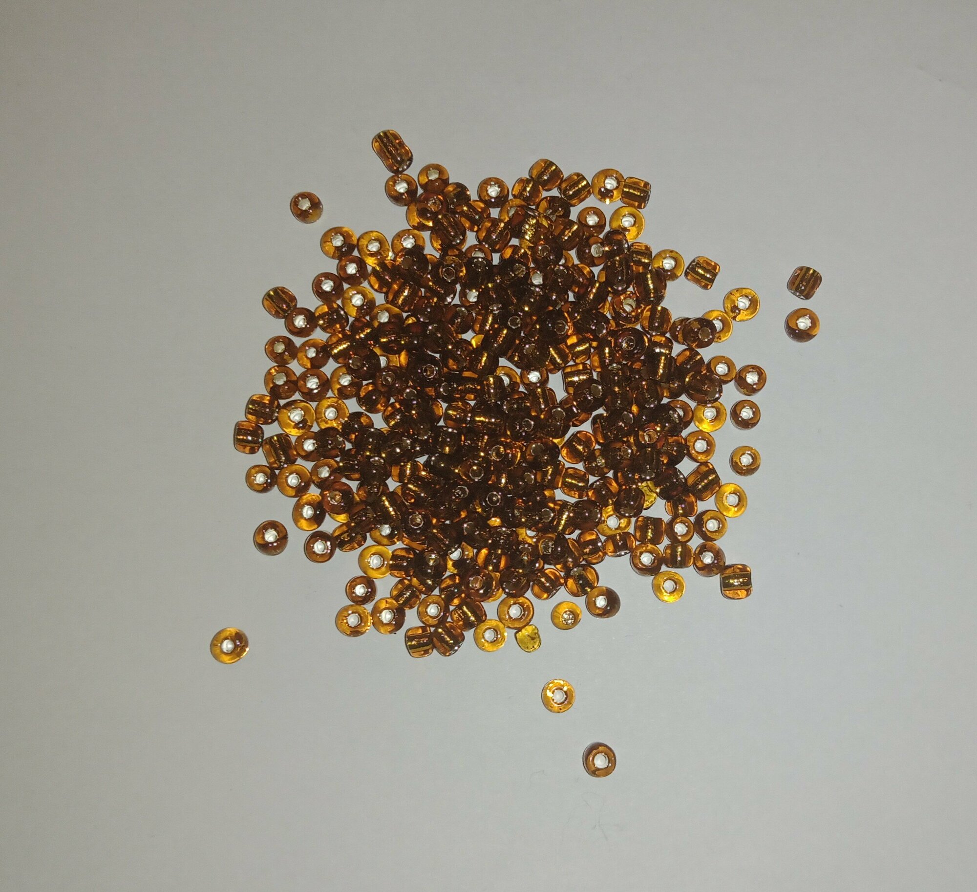 Набор крупного разноразмерного бисера для рукоделия, 20 гр