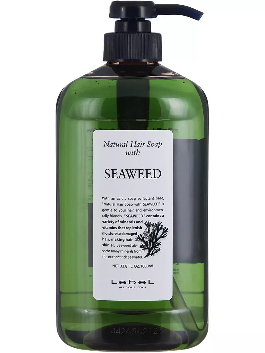 Шампунь для волос Морские водоросли Hair Soap Seaweed 1000мл