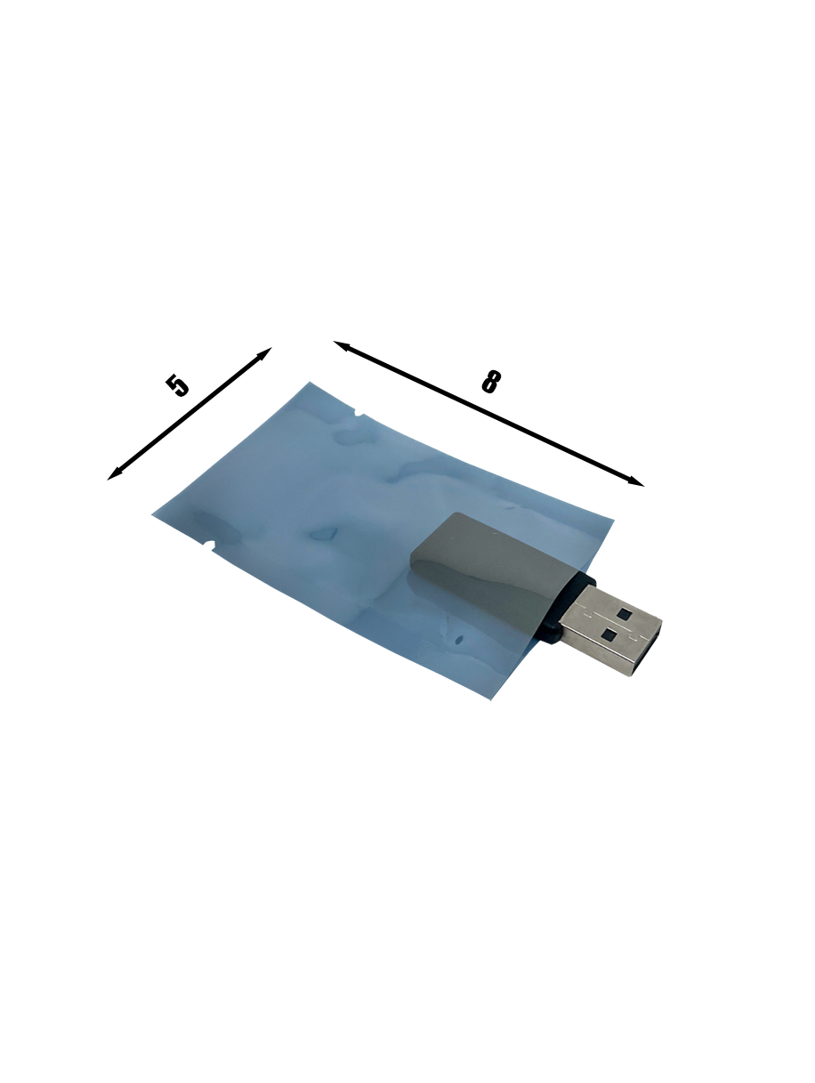 Антистатический пакет, размер 5x8 см, 30 шт в упаковке