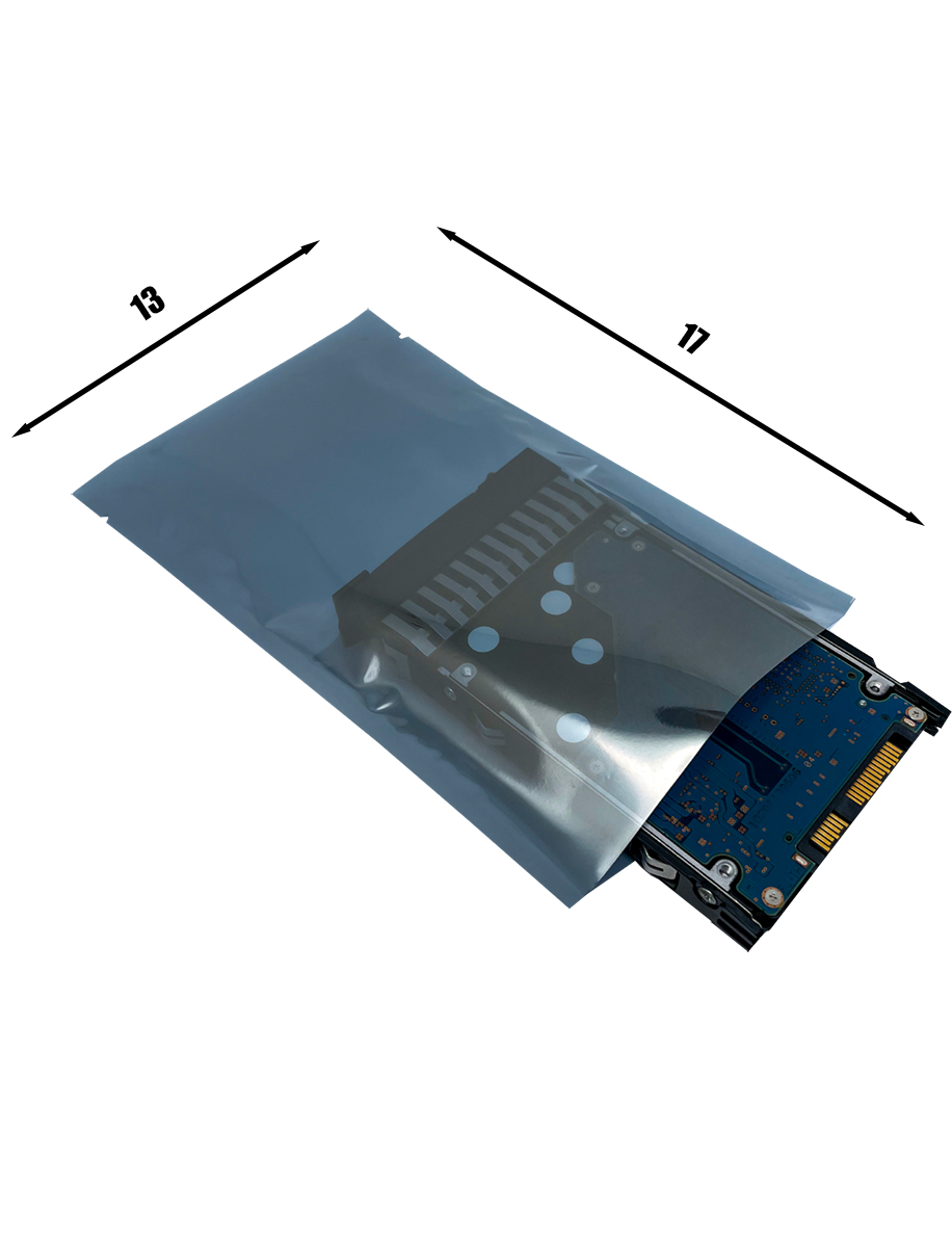 Антистатический пакет, размер 13x17 см, 30 шт в упаковке