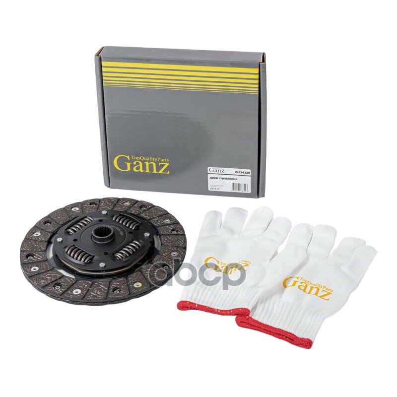 Диск сцепления для AD A3 1.6 VW G4 1.6 Bora Polo GANZ GIE36229 GANZ арт. GIE36229