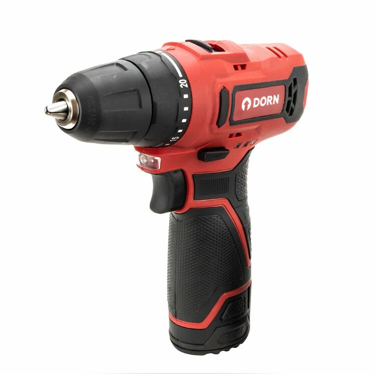 Шуруповерт аккумуляторный DORN DC71933-2, 2х2,0 Ач Li-ion 12 В