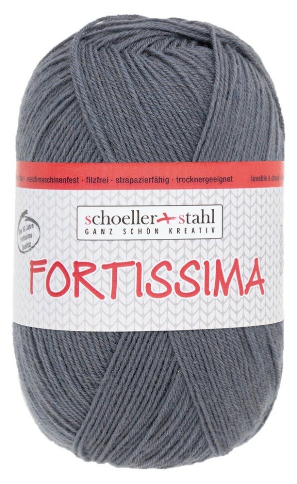 Пряжа Austermann 90038 Fortissima Socka 4-fach Uni 100 г 420 м #2028