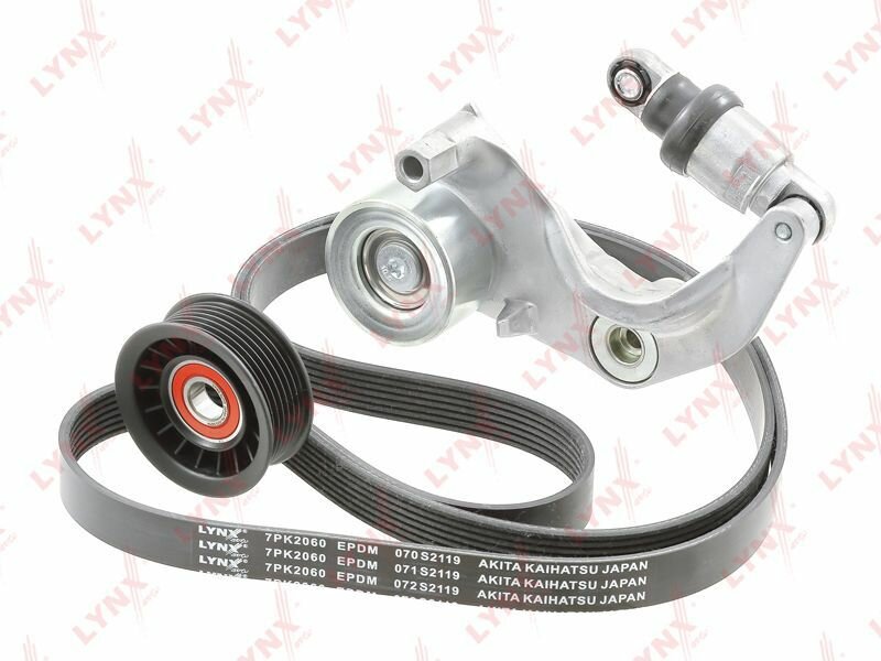 Комплект приводного ремня LYNXauto PK-5003. Для: Honda, Хонда, Civic(Цивик)(FD / FK) 1.8 05> / CR-V III 2.0 07>.