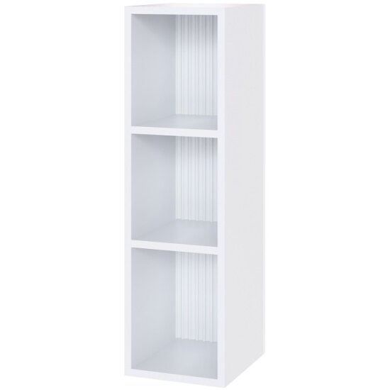 Шкаф навесной Тэкс открытый Сириния, белый снег