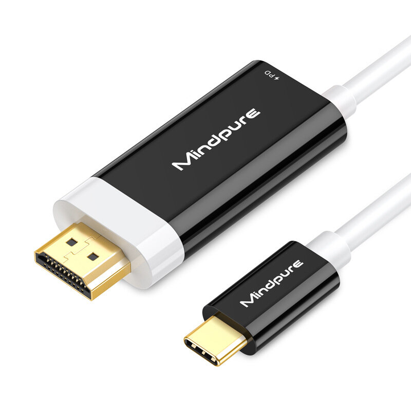 Кабель AD061, USB Type-C, HDMI, 4K, 30 Гц, 2 м
