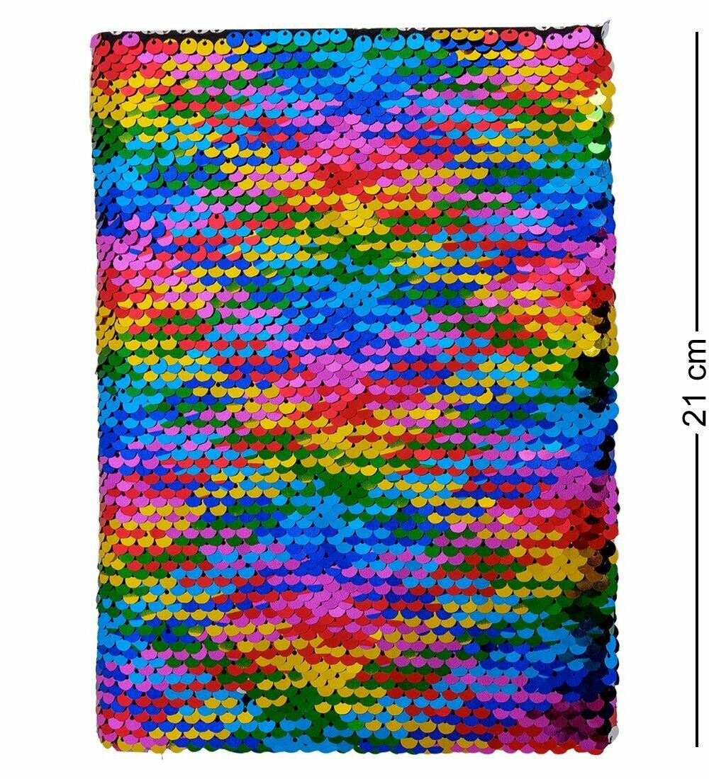 Блокнот Волна эмоций A2118008 разностор, Бумага, картон, пайетки