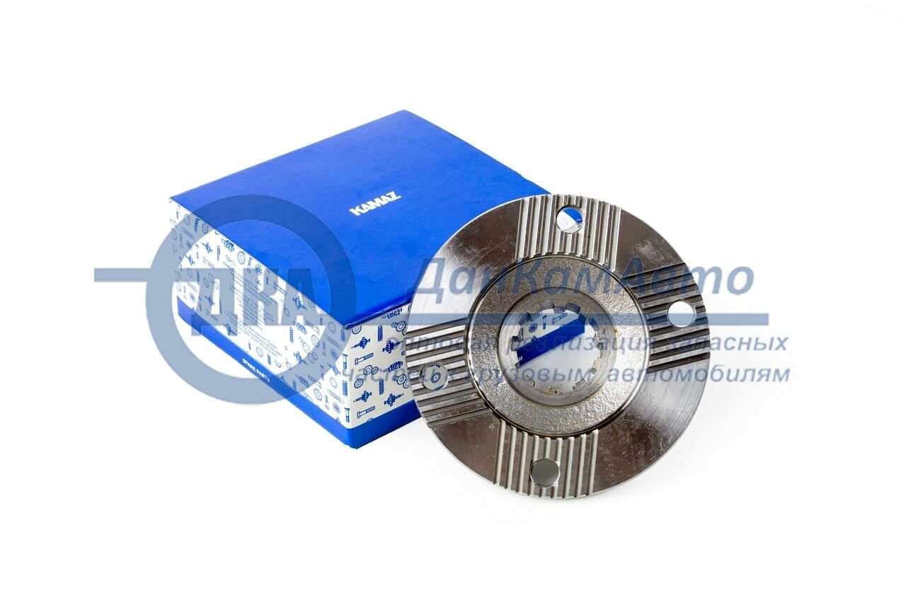 Фланец КПП-152 круглый (4 отверстия, шлицевой) ПАО КамАЗ