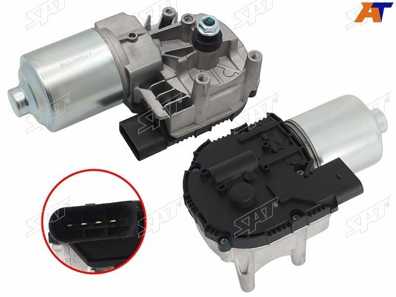 . SAT Мотор трапеции стеклоочистителя для SKODA OCTAVIA 05-13