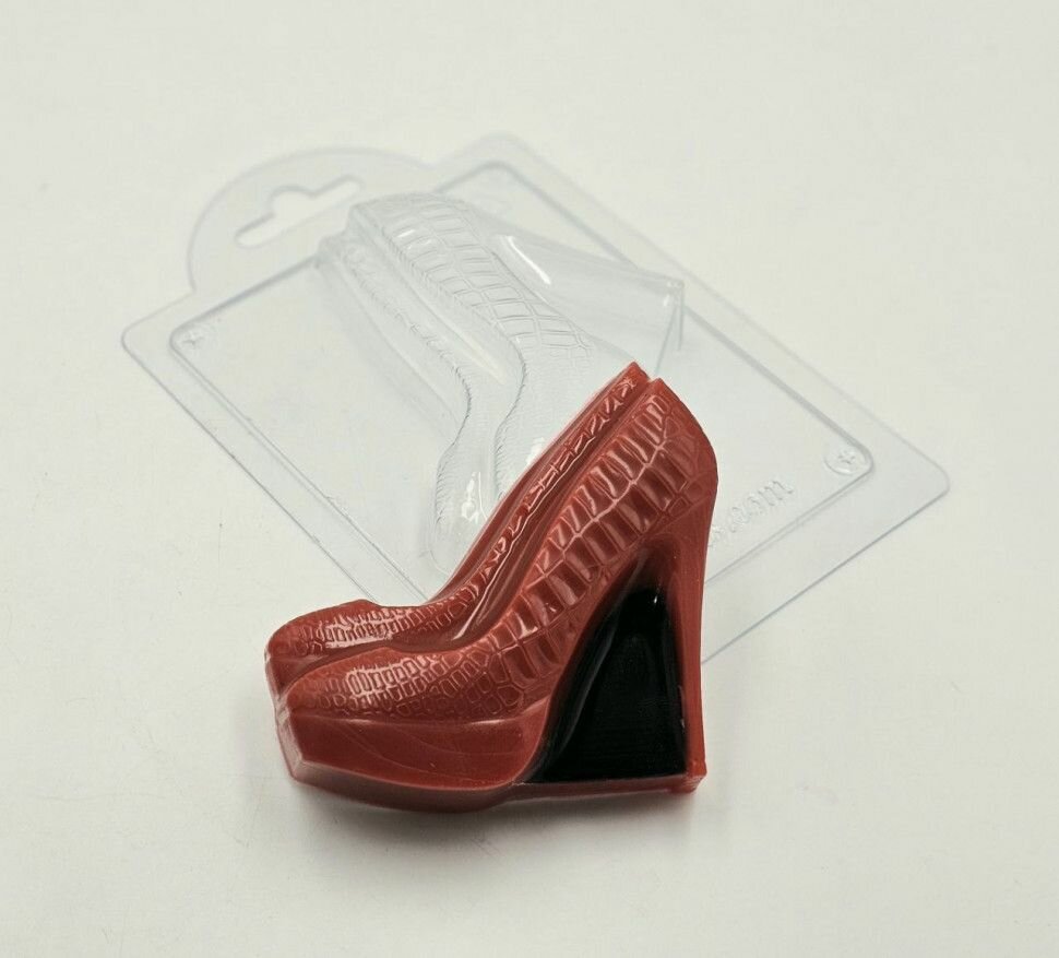 Форма для шоколада, мармелада Туфли форма пластиковая. Молд из толстого пластика