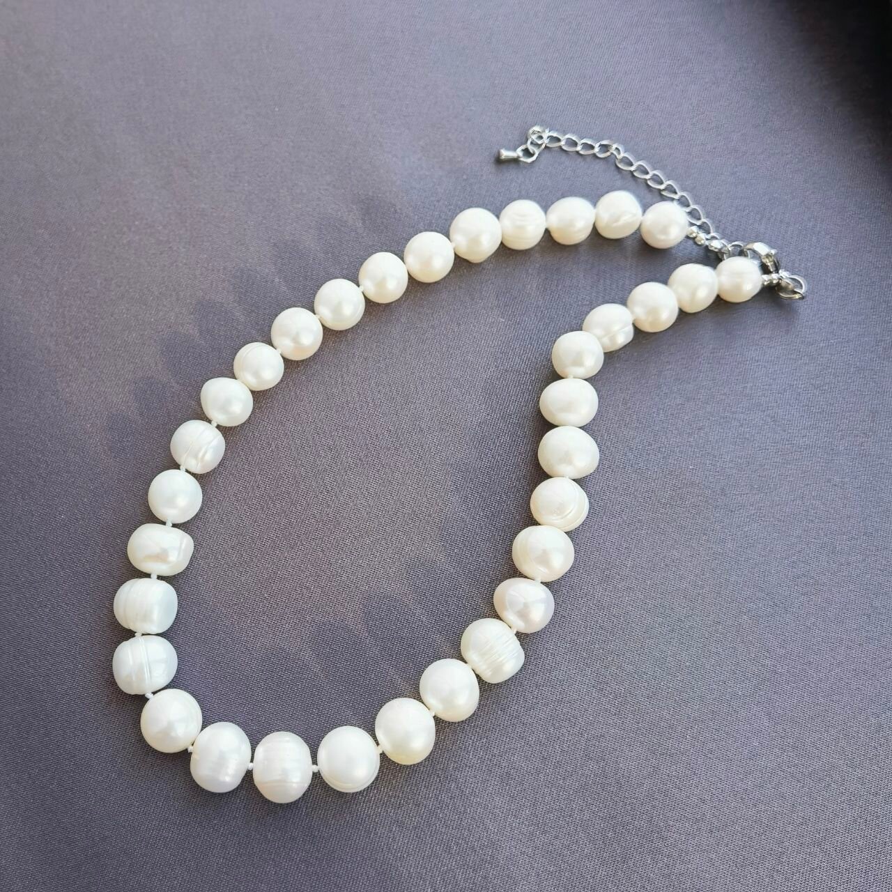 Серьги Камни Елены, жемчуг культивированный