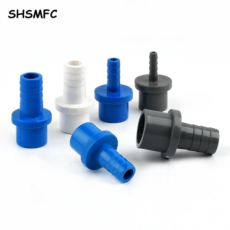 Соединитель для ПВХ труб, серый, 25mm-20mm, 4шт