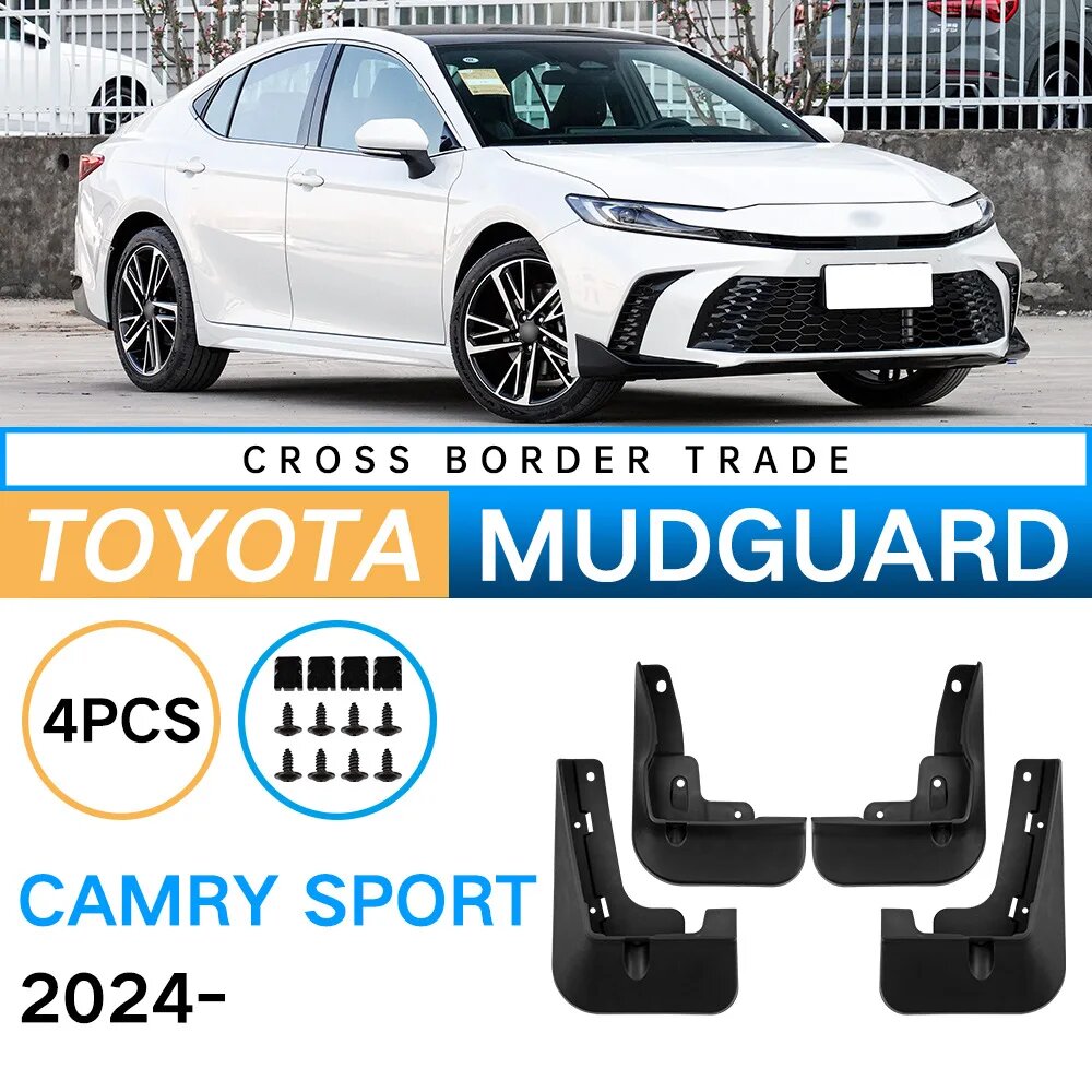 4 шт./компл. брызговики для Toyota Camry Sport XV80 80 2024 2025 брызговики брызговики аксессуары