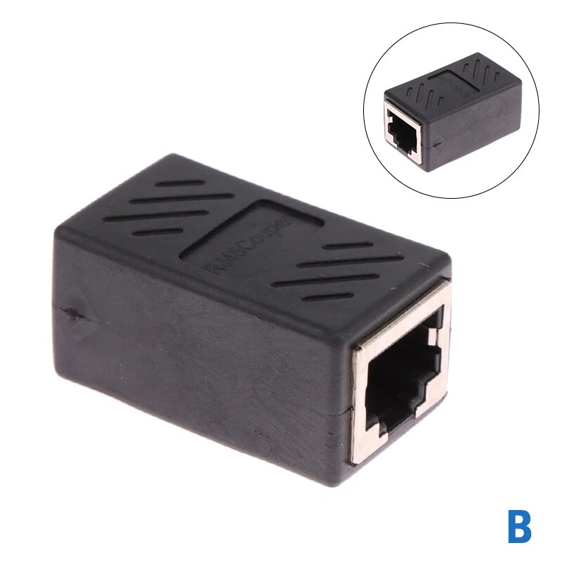 Сетевой разветвитель RJ45 Cat5/Cate6, 8-контактный разъем, 1-2 канала, Ethernet-кабель LAN