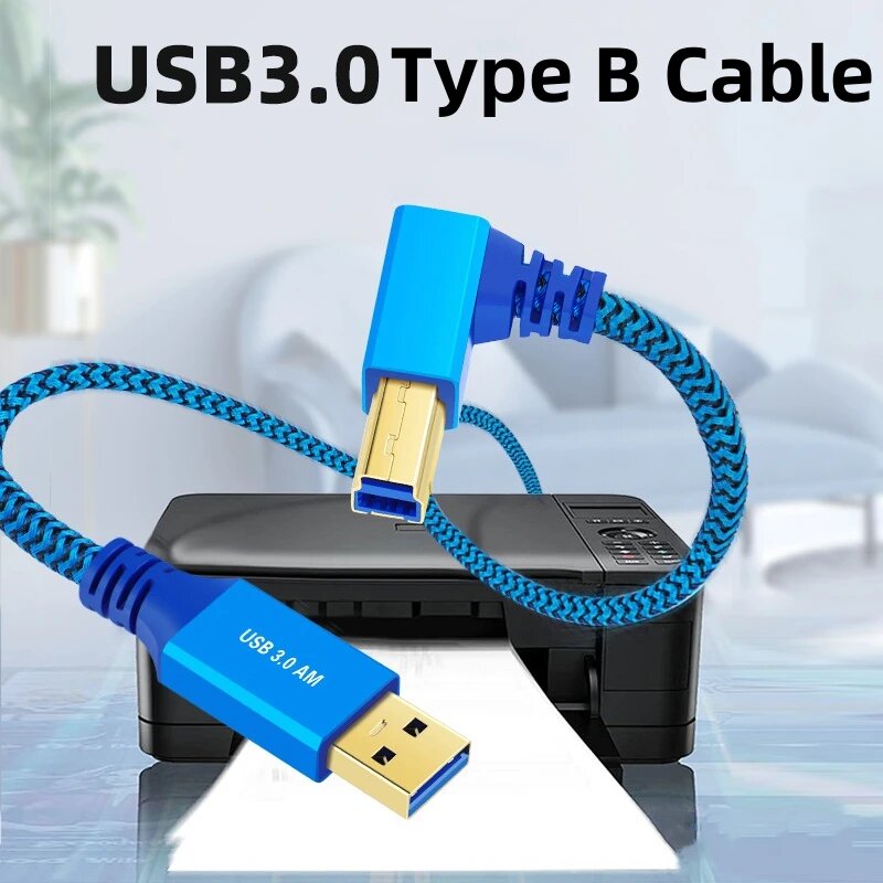 USB 3.0 Type-A to Type-B кабель с нейлоновой оплеткой 2 м