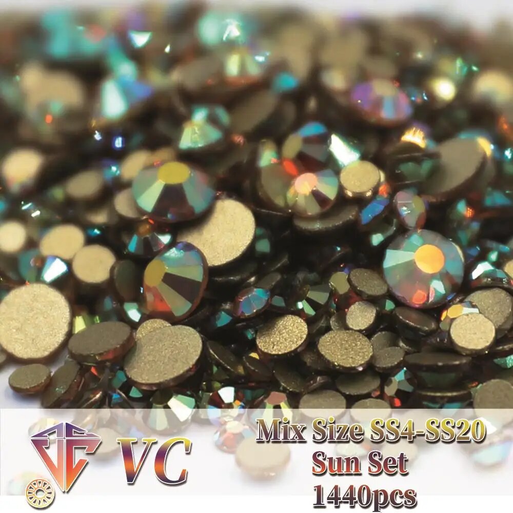 Стразы Sun set SS4-SS20, 1440шт