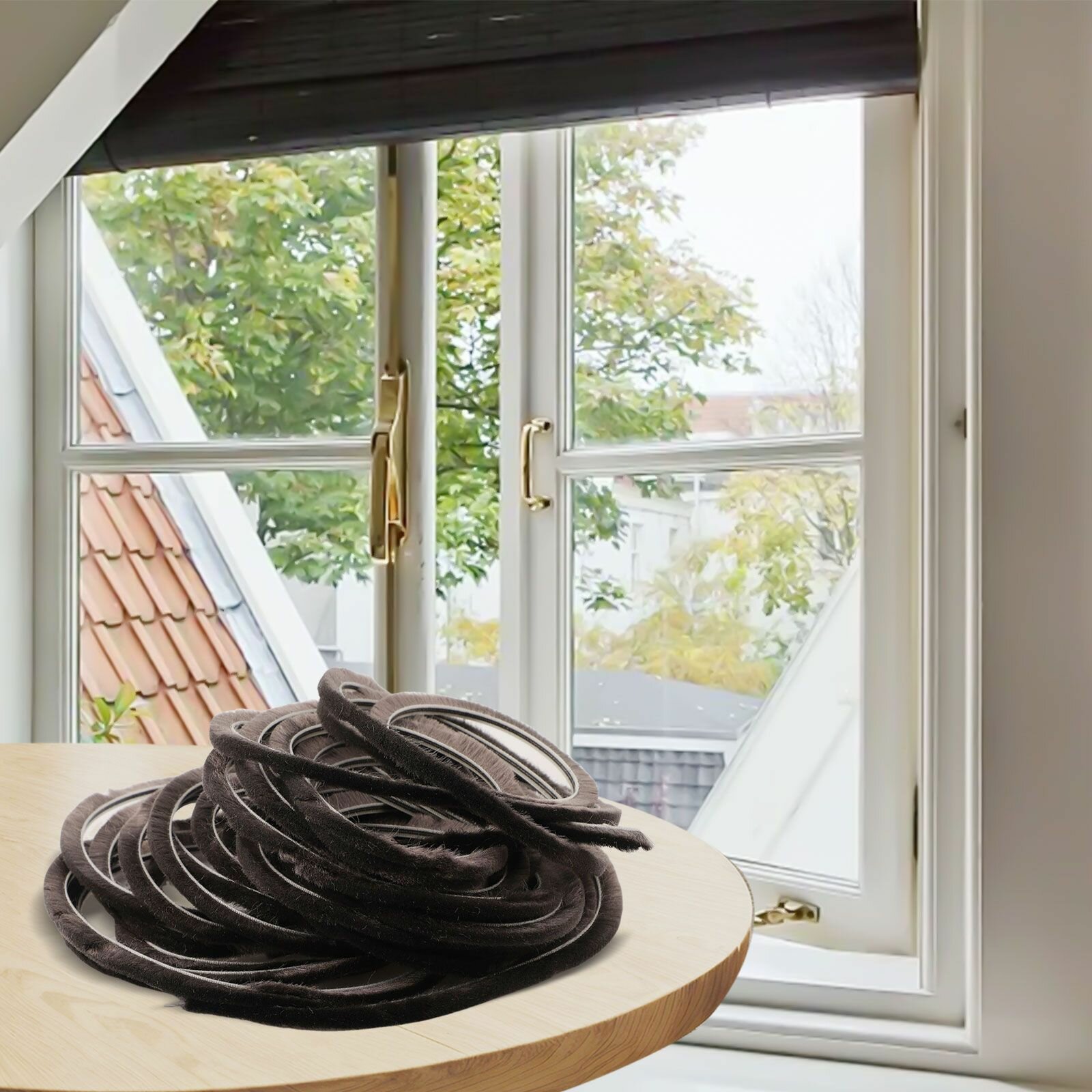 10M/шерстяная уплотнительная щетка с плоской дверью/раздвижная дверь/ветрозащитная полоса