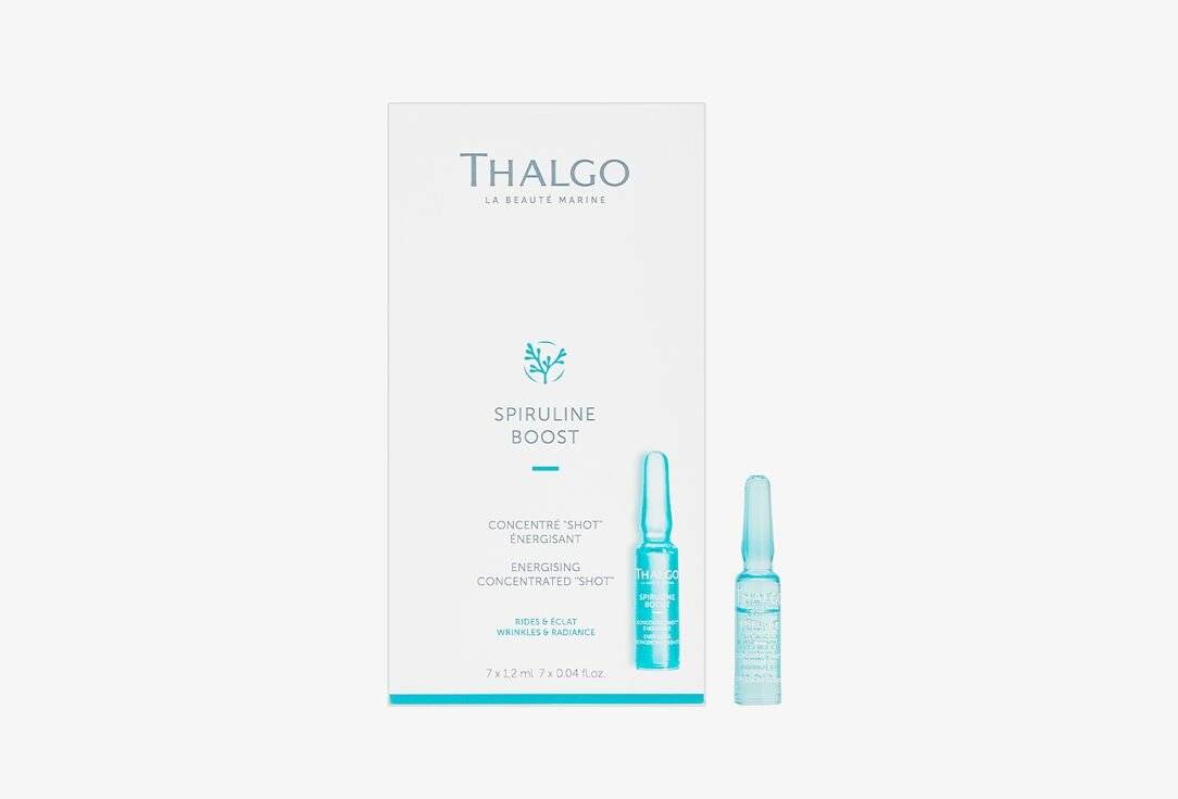 Концентрат для сияния кожи и коррекции морщин THALGO Energising concentrated shot 1.2 мл