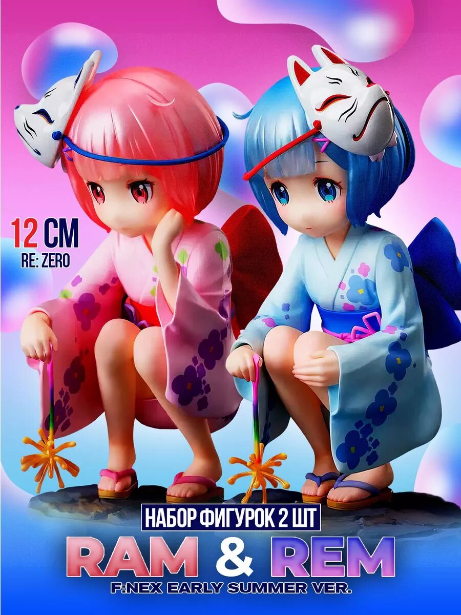 Набор фигурок Ram & Rem F: NEX Early Summer Ver 2 шт