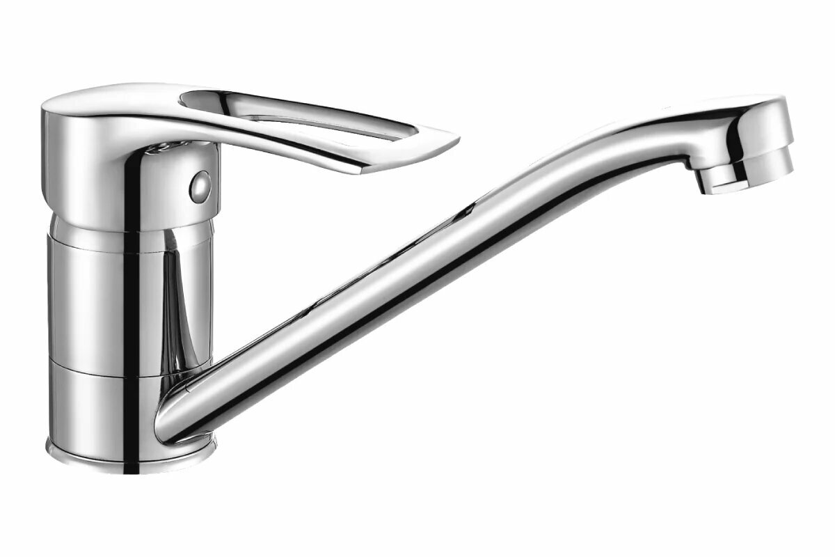 Смеситель для кухни Rossinka T40-21 из нержавеющей стали