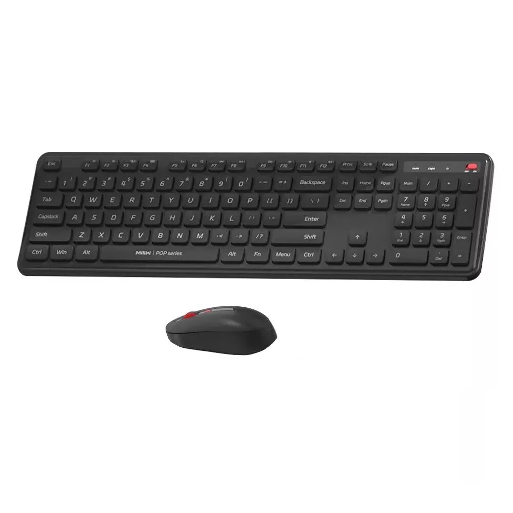Клавиатура и мышка Mijia MIIIW Wireless Keyboard and Mouse Combo Gen 3 (MW24PB03) Black