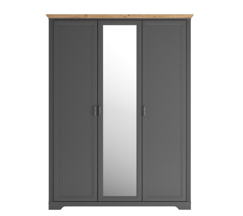 Шкаф БРВ мебель Jasmin SZF1L2D Графит/ Дуб артизан