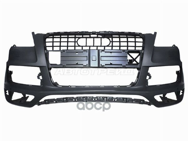 Бампер передний Audi Q7 09-15 (Под омыватели фар/ S-LINE) Sat арт. ST-AU30-000-D0