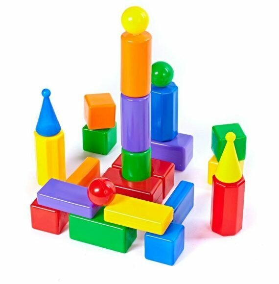 Строительный набор Строим вместе Стена-2, 25 элементов (5246)