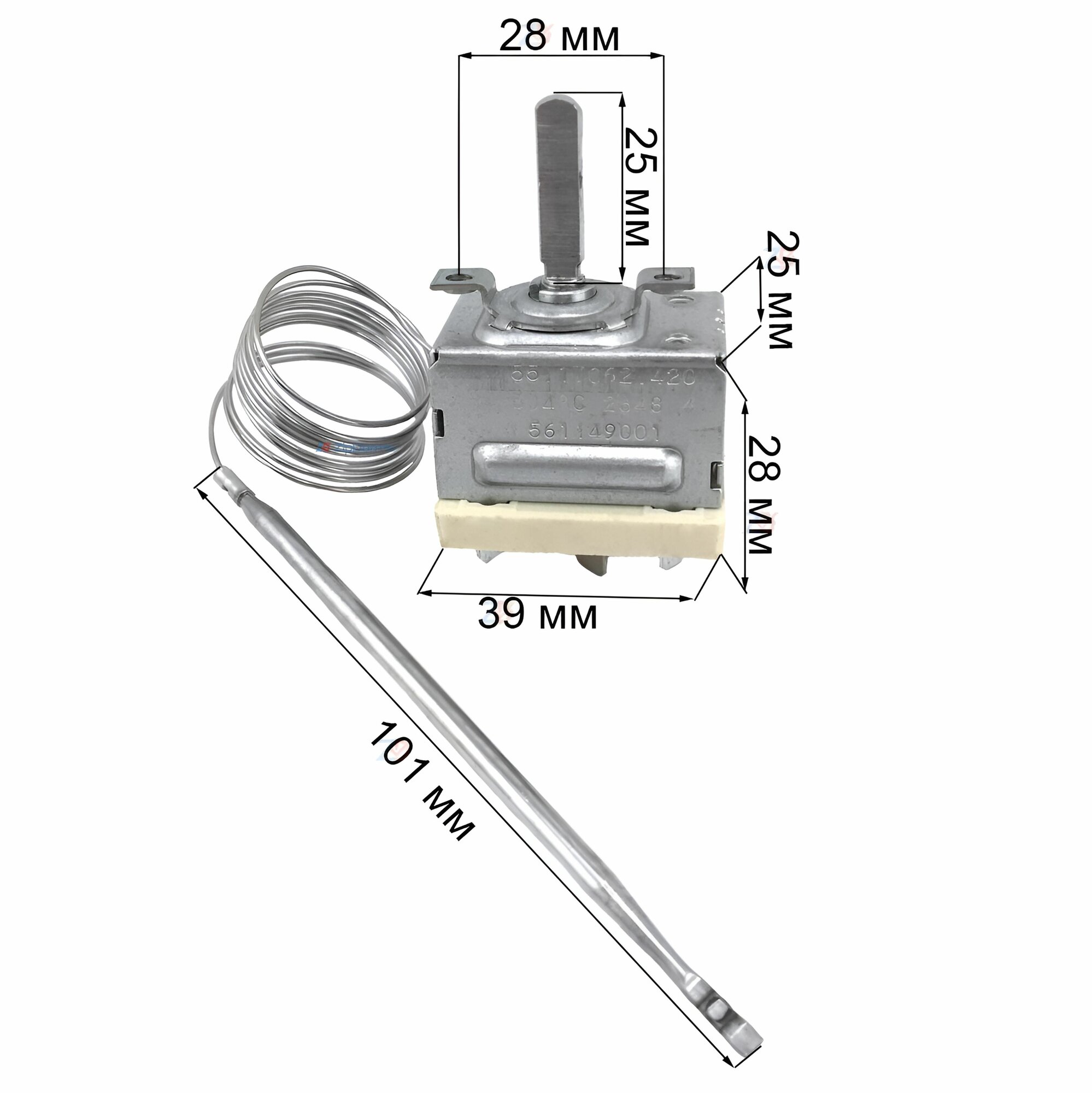 Термостат (терморегулятор) EGO 55.17062.420 подходит для духовки Electrolux, Zanussi, AEG 304C 3890770047, 3890770245, 5611490011
