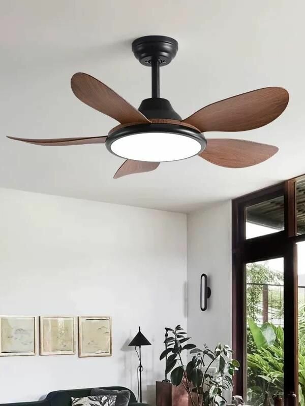 Светодиодная люстра потолочная подвесная свет, Потолочный вентилятор . люстры с вентилятором. Cassina F006-6 Элегантный современный стиль / 24 Вт Диаметр 1300 мм.