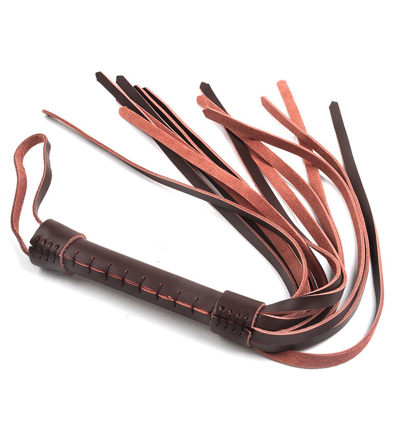 Настоящий кожаный кнут для шлепания, игрушка для ролевых игр SM, кнут в цветной коробке, реквизит для косплея, инструмент для секса для пар, оптовая продажа
