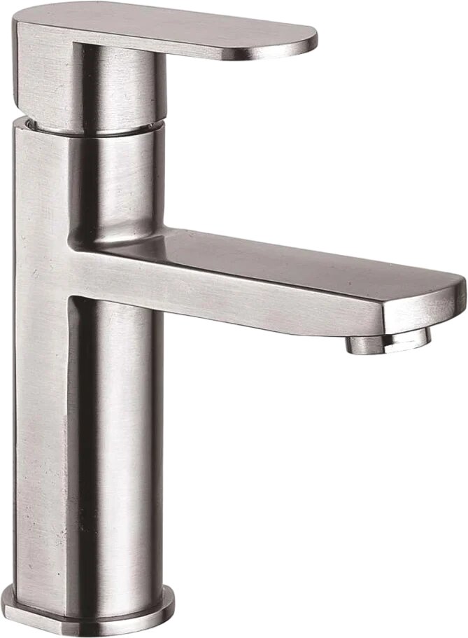 Смеситель для раковины Fashun A51120 матовый, кран для ванной в раковину, из нержавеющей стали, рычажный, с керамическим картриджем