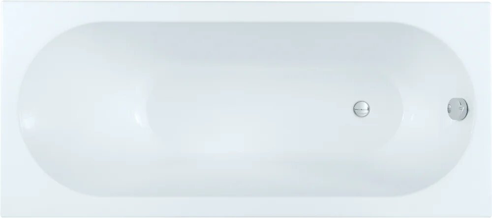 Акриловая ванна Aquanet Lotos 328870 175x80, с каркасом, пристенная, белая, глянцевая, прямоугольная