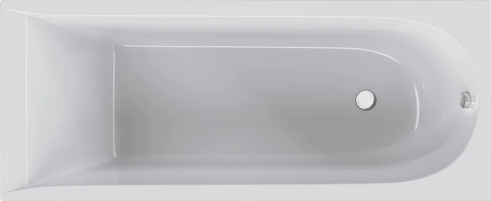 Акриловая ванна AM.PM Spirit V2.0 W72A-170-070W-A2 170x69, с каркасом, пристенная, белая, глянцевая, прямоугольная