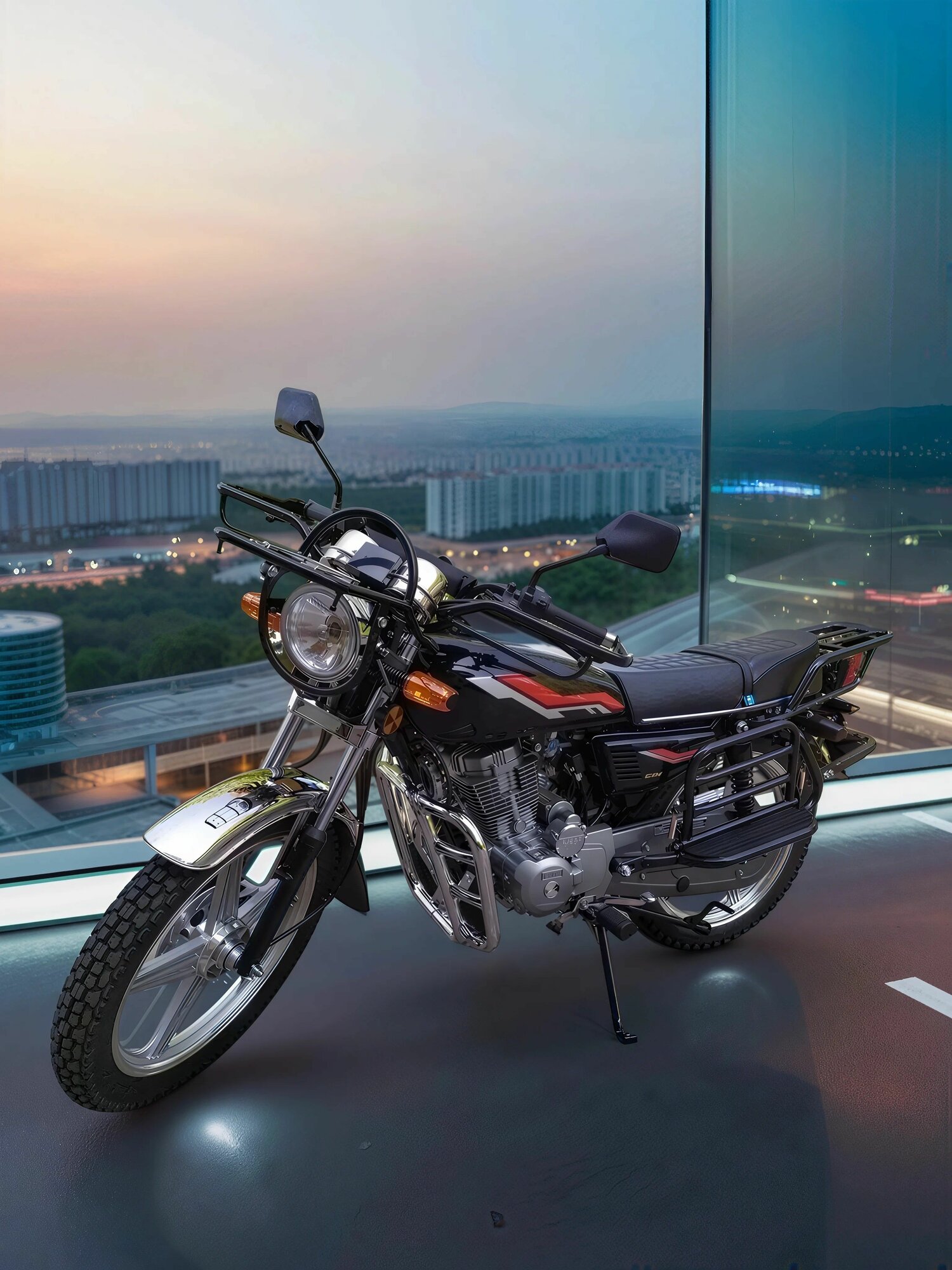 Мотоцикл HUNTER 200 с ПТС (черный)