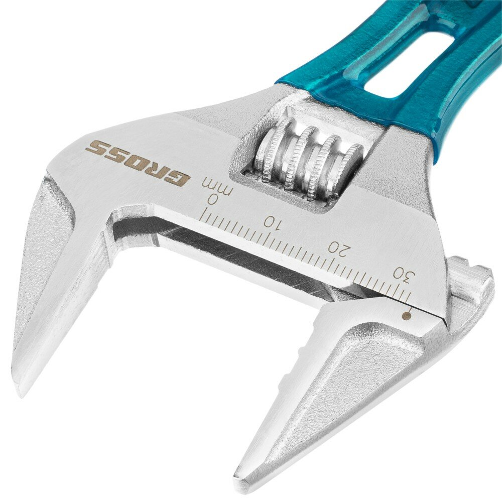 Разводной ключ MAT-GROUP, 200мм, укороченная ручка, сталь CrV