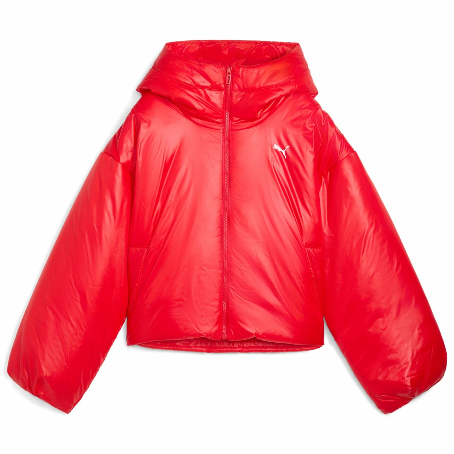 Пуховик Shiny Hooded Padded Jacket