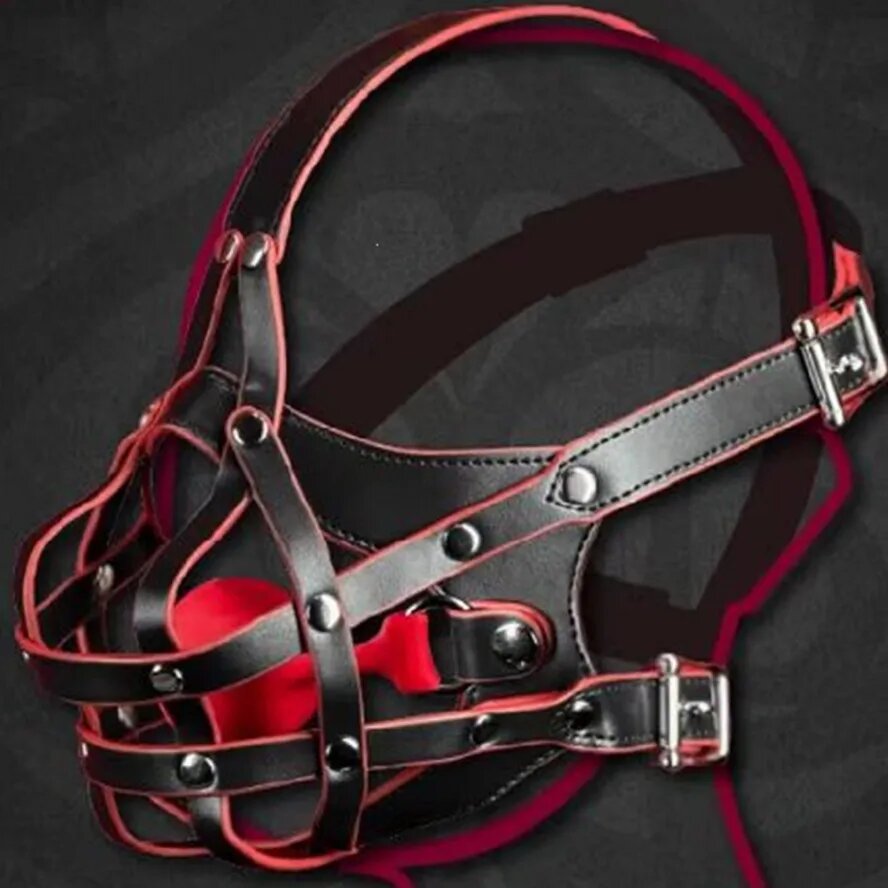 БДСМ Puppy Play K9 Bondage Kit Маска для рта собаки Повязка для переплета Мяч для рта Ролевая маска