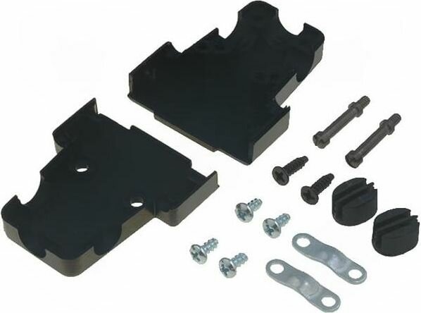 Корпус ENCITECH TRI-P-15-K Корпус для разъемов D-Sub D-Sub HD 26pin, D-sub 15pin тройной 1шт